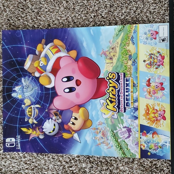 Nintendo | Wall Decor | Kirbys Return To Dreamland Deluxe Poster 8x24 ...